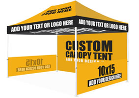 10ft X 15ft Full Color Pop Up Canopy Tents | Trade Show - Imprint.Com