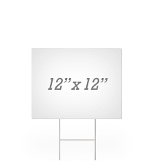 Custom 12" X 18" Yard Signs | Custom Yard Signs
