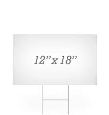 Custom 12" X 18" Yard Signs | Custom Yard Signs