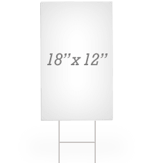 Custom 12" X 18" Yard Signs | Custom Yard Signs