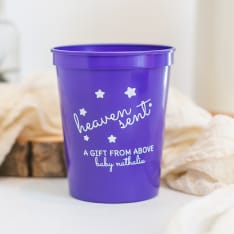 16oz Frosted Stadium Cups | Custom Event Decor