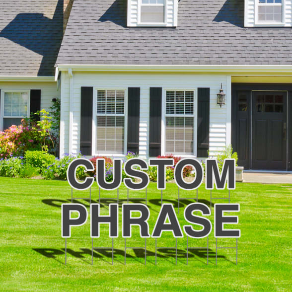 Custom Your Own Yard Letters | Custom Yard Letters