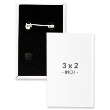 Custom Rectangle Buttons - Imprint.Com