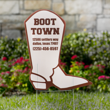 Custom Shaped Yard Signs - Imprint.Com