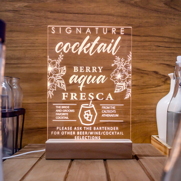 Custom LED Acrylic Light Stands - Imprint.Com