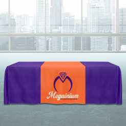 6FT Stretch Spandex Trade Show Table Cover - Full Color Imprint ...