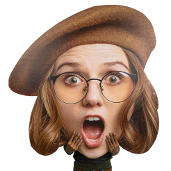 12 X 18 Inch Card Stock Big Head Cutouts - Imprint.Com