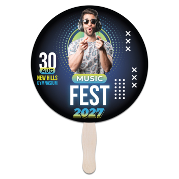 Custom Hand Fans: Quality Designs at RushService.Com - RushService.Com