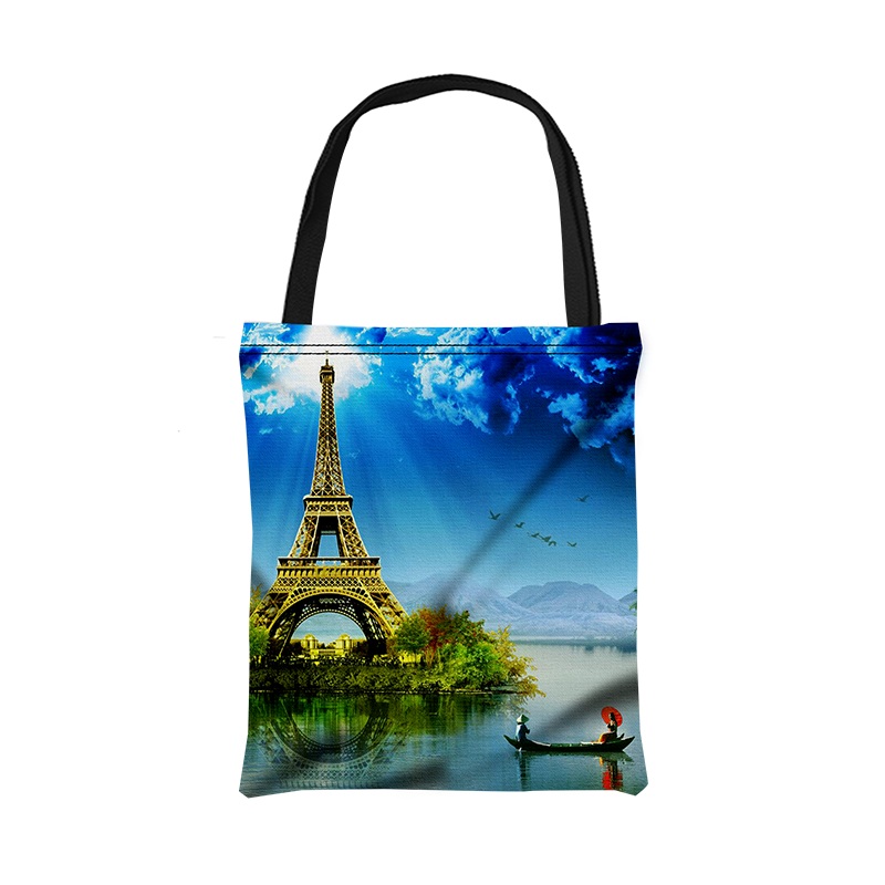 14 X 14 Inch Full Color Sublimation Polyester Tote Bag | Trade Show Totes