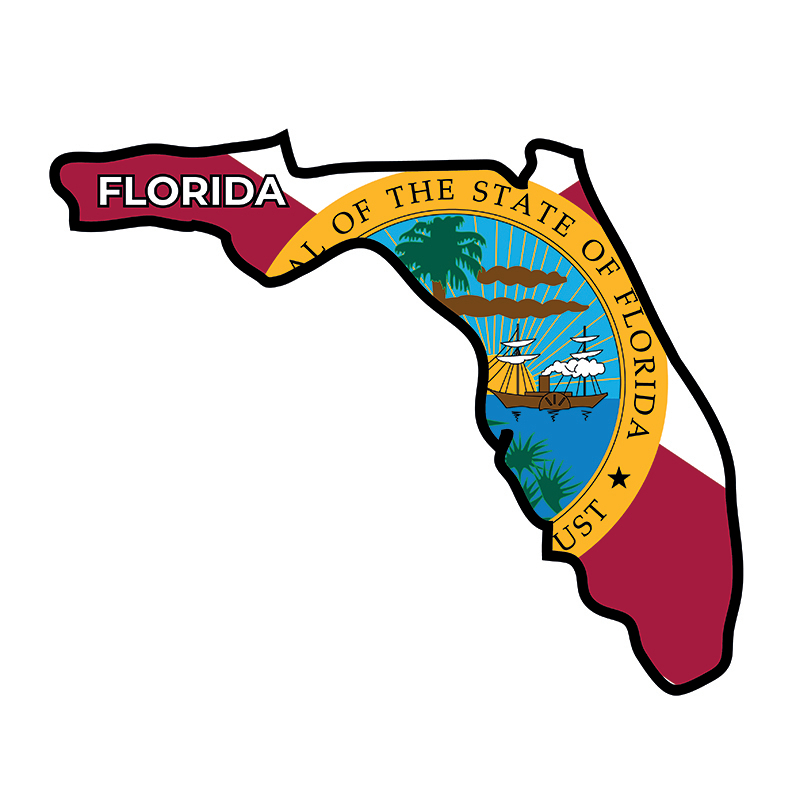 Florida Stock Lapel Pins | State Lapel Pins
