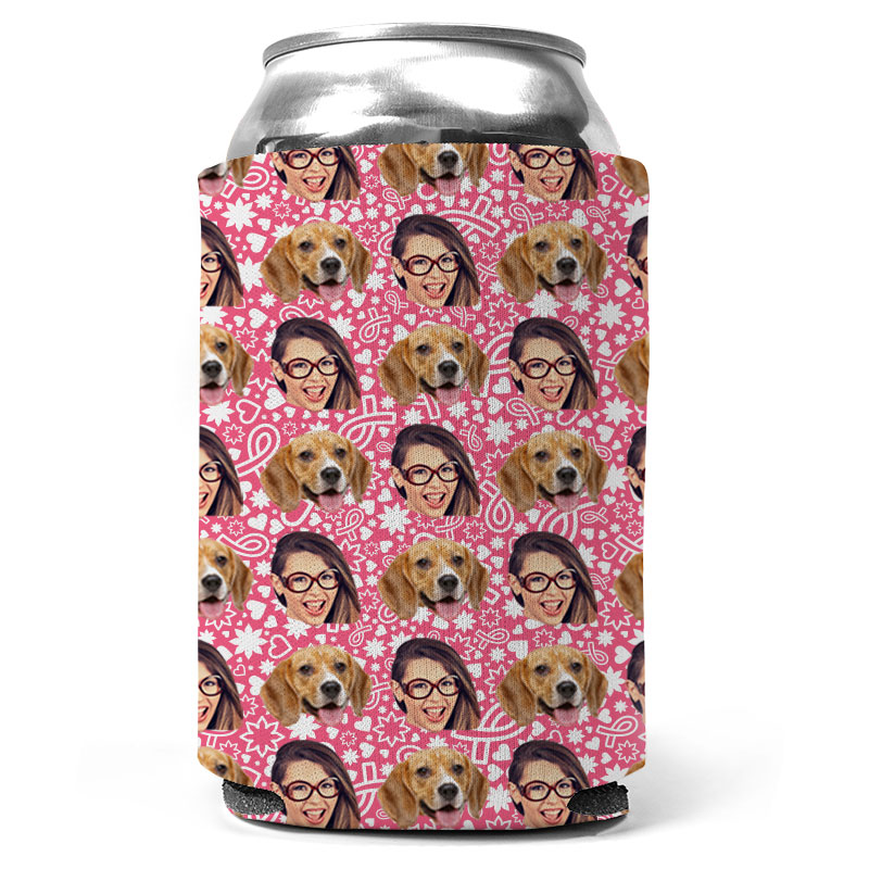 Custom Breast Cancer Ribbon Collage Coolers | Breast Cancer ...