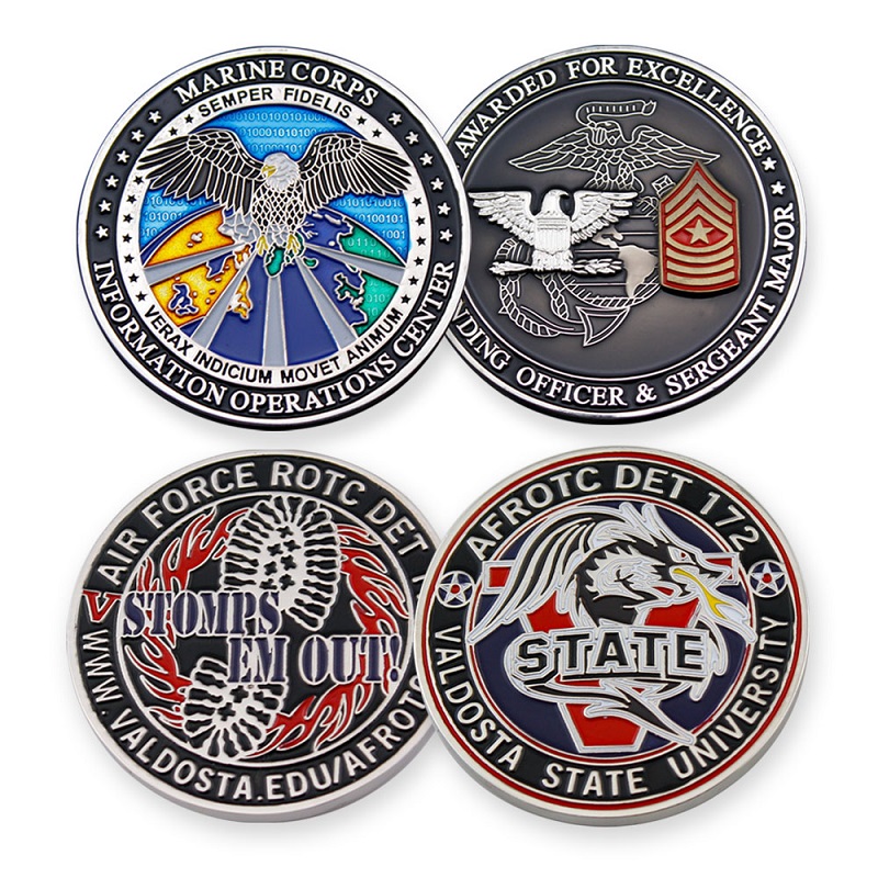 Custom Soft Enamel Challenge Coins | Custom Challenge Coins ...