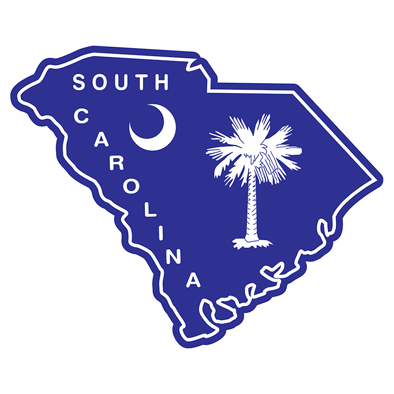 South Carolina Stock Lapel Pins | State Lapel Pins - RushService.Com