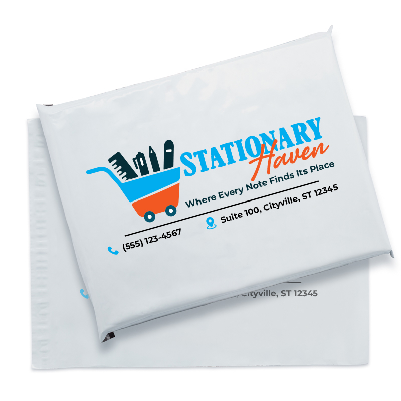 Custom 14.5 X 19 Inch Poly Mailer Shipping Bags - RushService.Com