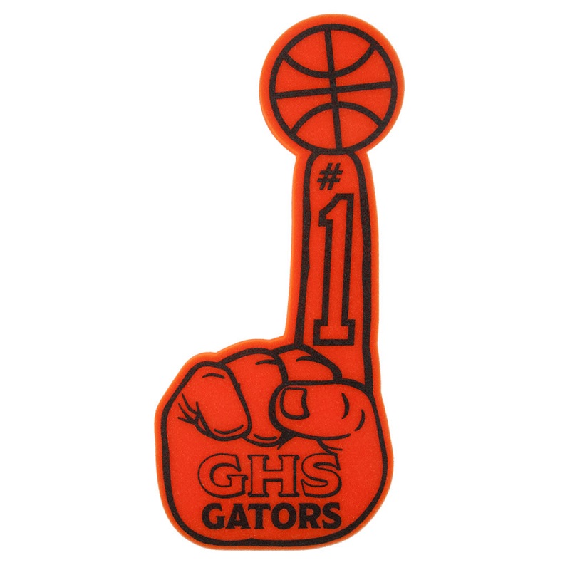 18 Inch Classic Number One Hand With Ball Foam Finger - Imprint.Com