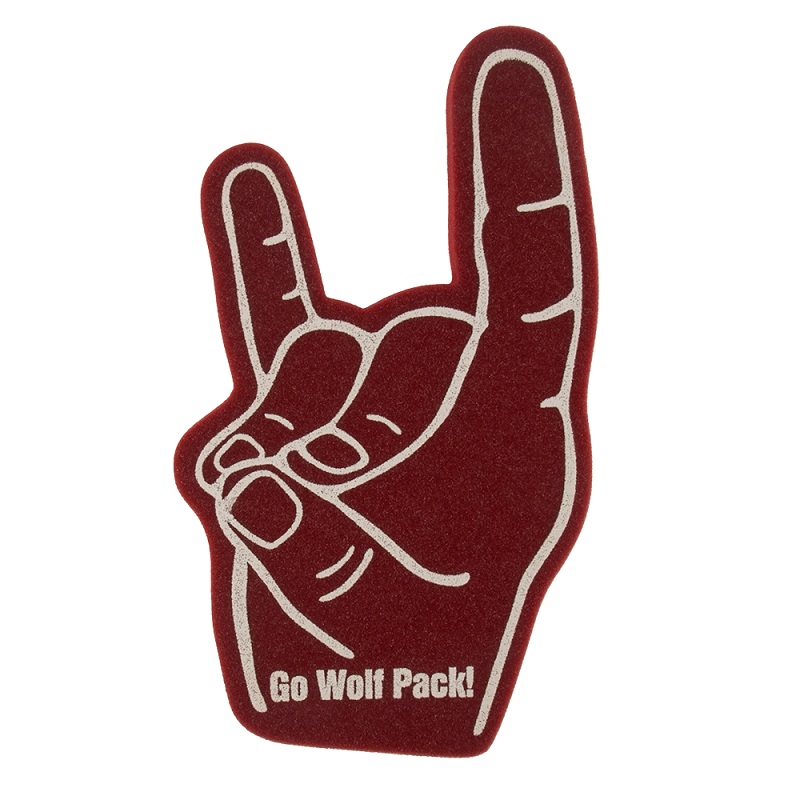 18 Inch Wolf Sign Foam Mitt - Imprint.Com