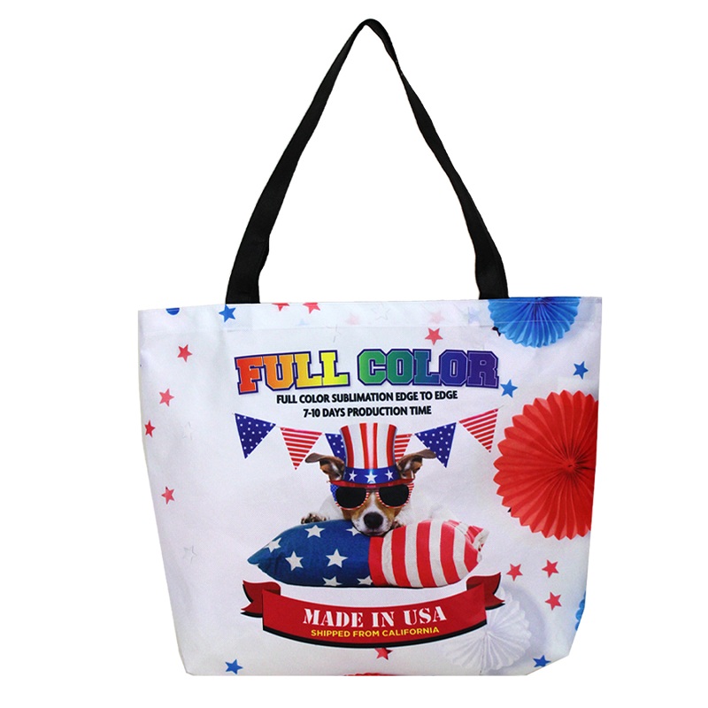 18 X 13.5 Inch TERRA PET Large Full Color Sublimation Tote Bags ...