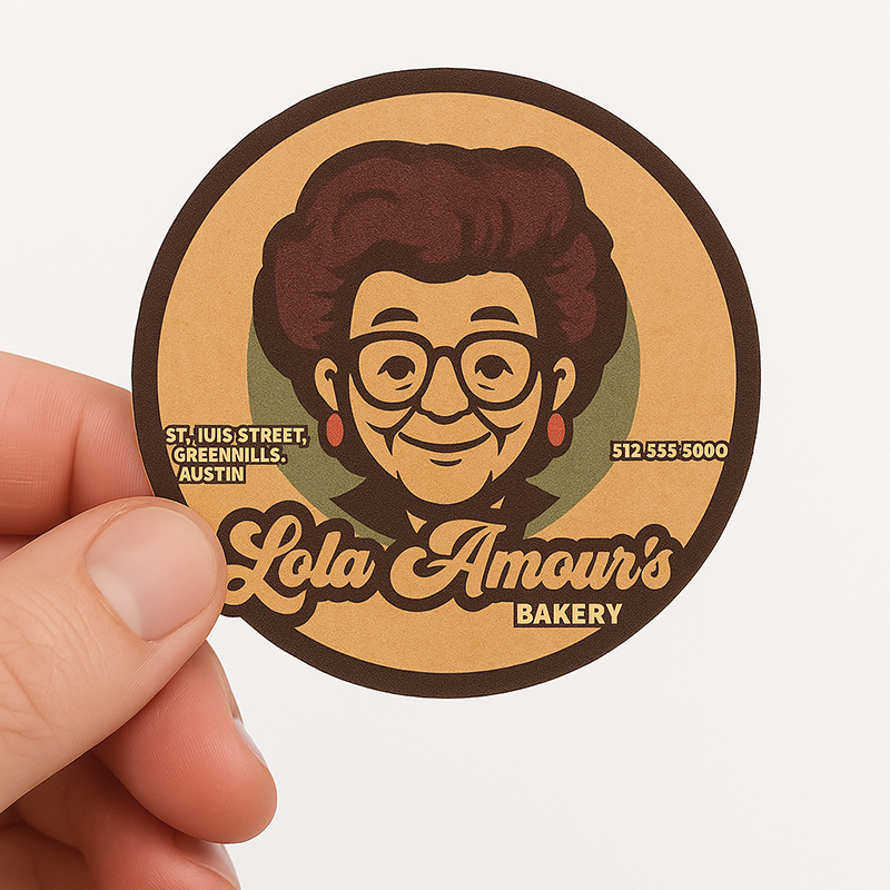 Kraft Paper Stickers - Imprint.Com