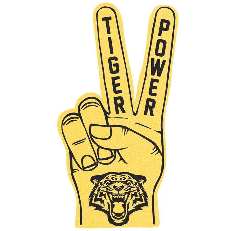 22.5 Inch Peace Victory Foam Mitt - Imprint.Com