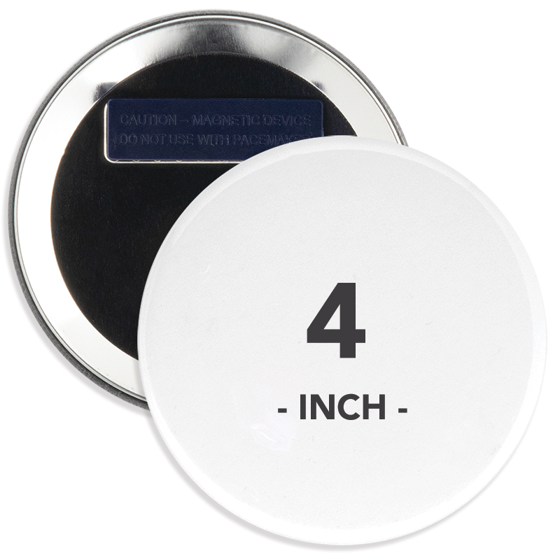 4 Inch Round Wearable Clothing Magnet Buttons - Imprint.Com