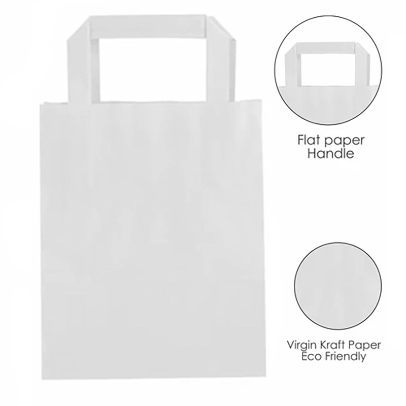 7 X 9 Inch Custom Paper Shopping Bag With Handles - Imprint.Com