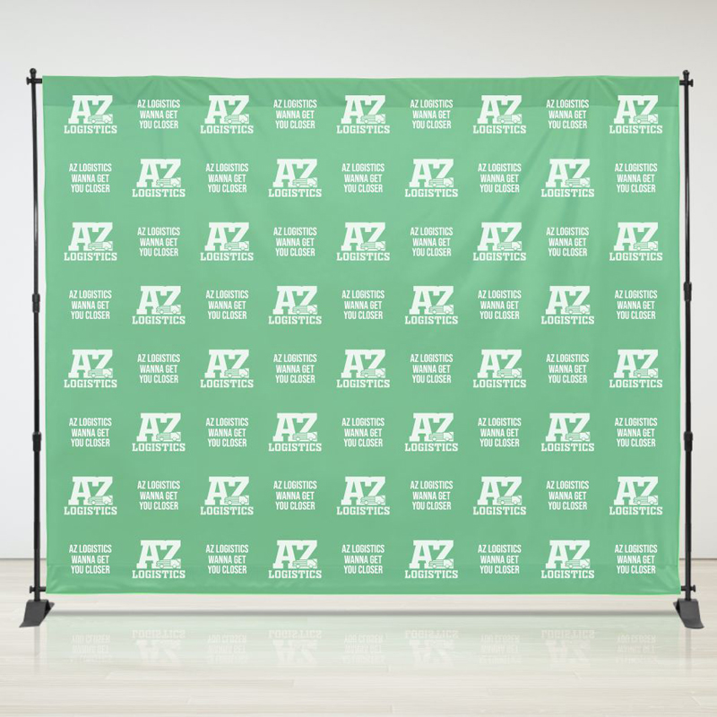 8ft X 10ft Step & Repeat Fabric Banner - Imprint.Com