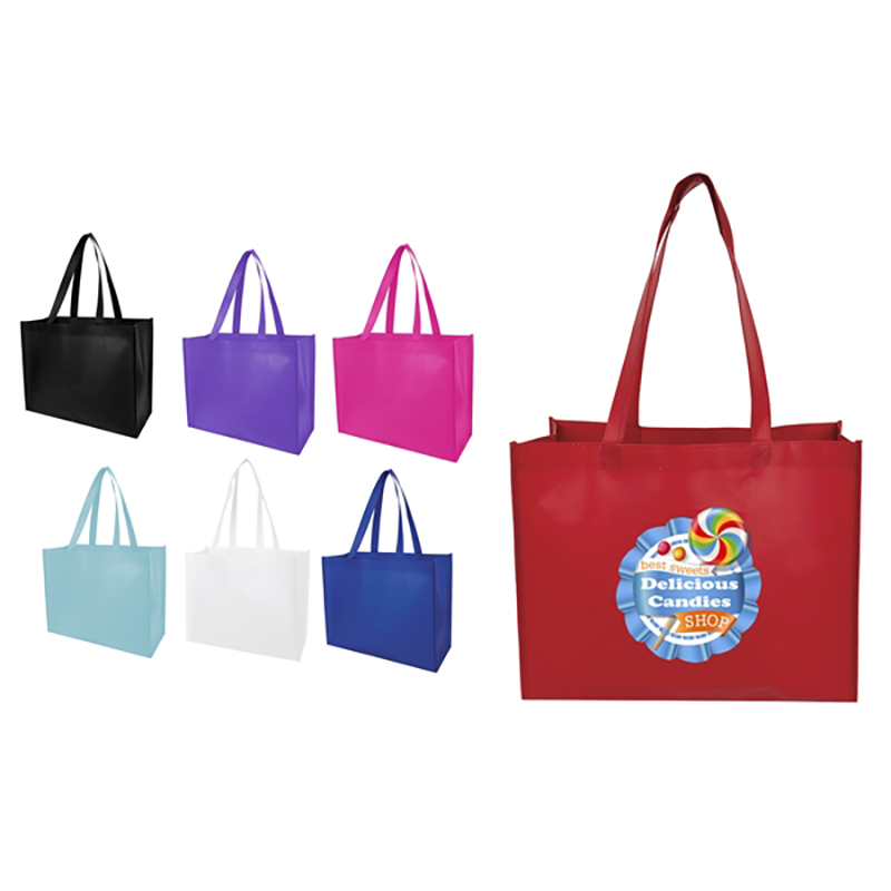 Cosmo Medium Matte Laminated Tote Bags - Imprint.Com