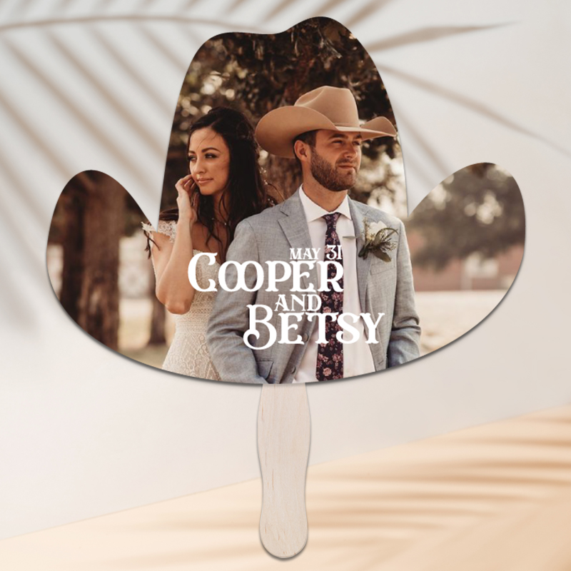 Cowboy Hat Hand Fans - Imprint.Com