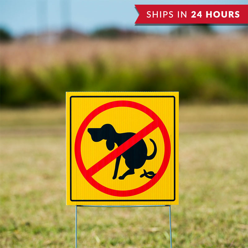 Custom 12" X 12" Yard Signs - Imprint.Com