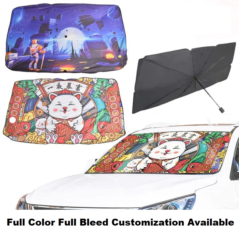 Custom Car Windshield Sunshade Umbrellas Custom Car Sun Shades