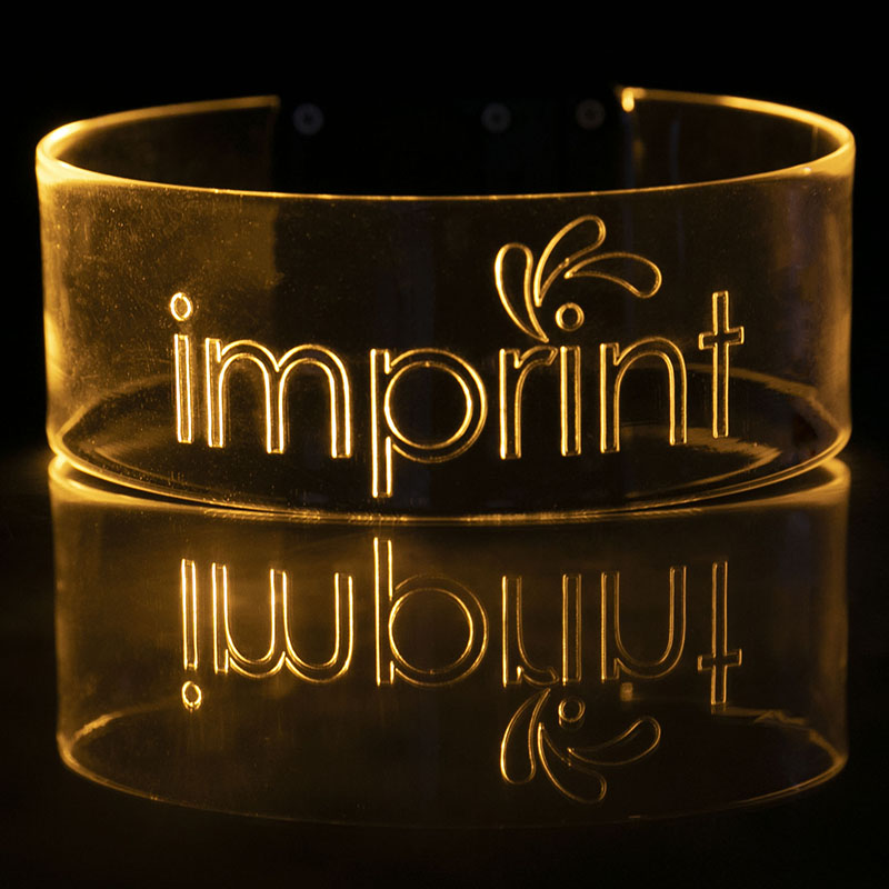 Custom Laser Engraved LED Magnetic Wristband Bracelet - Imprint.Com