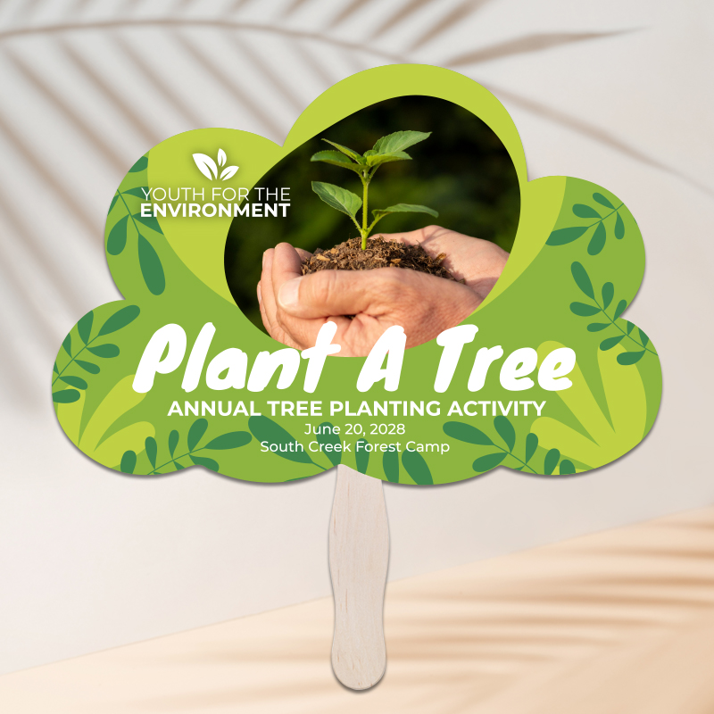 Custom Shape Fan - Imprint.Com