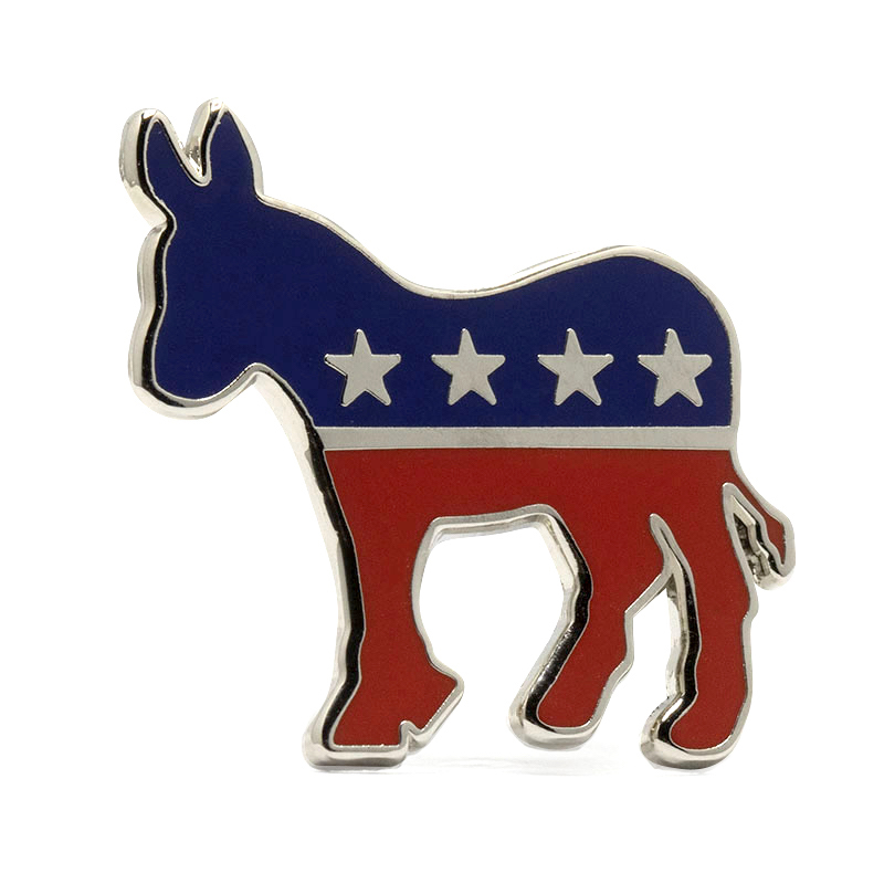 Democratic Party Stock Lapel Pins - Imprint.Com