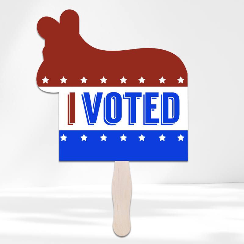 Donkey Outline Fan - Imprint.Com