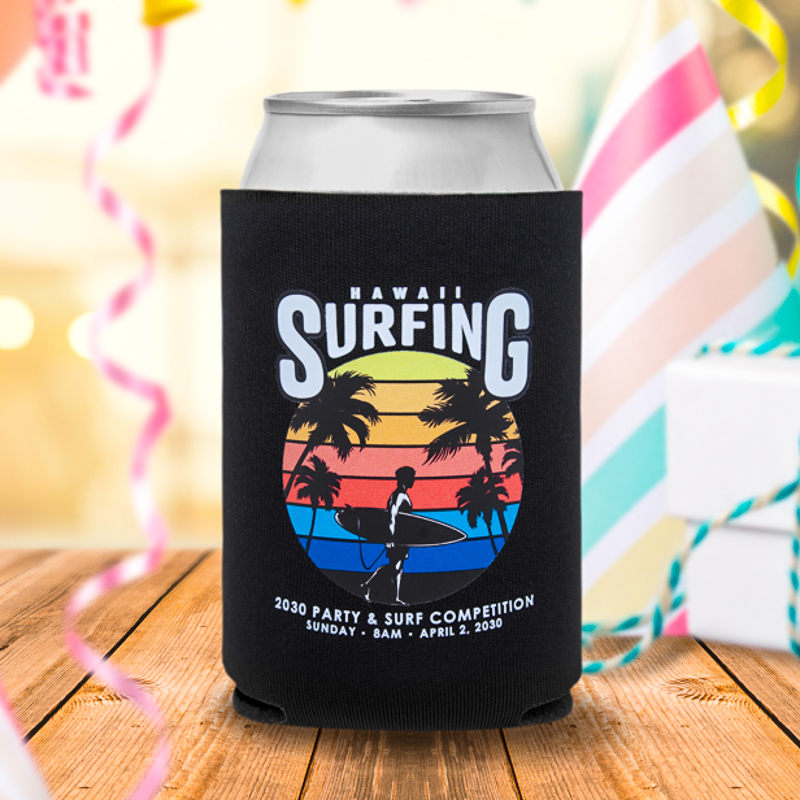 Full Color Digital Foam Collapsible Coolies - Imprint.Com