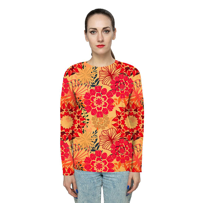 Ladies' Long Sleeve Full Color Sublimated T Shirts - Imprint.Com