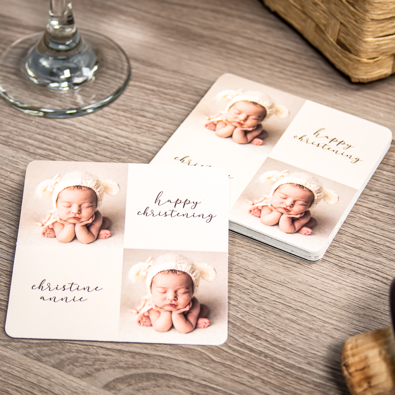 Paper Coasters - 3.5" Square - Imprint.Com