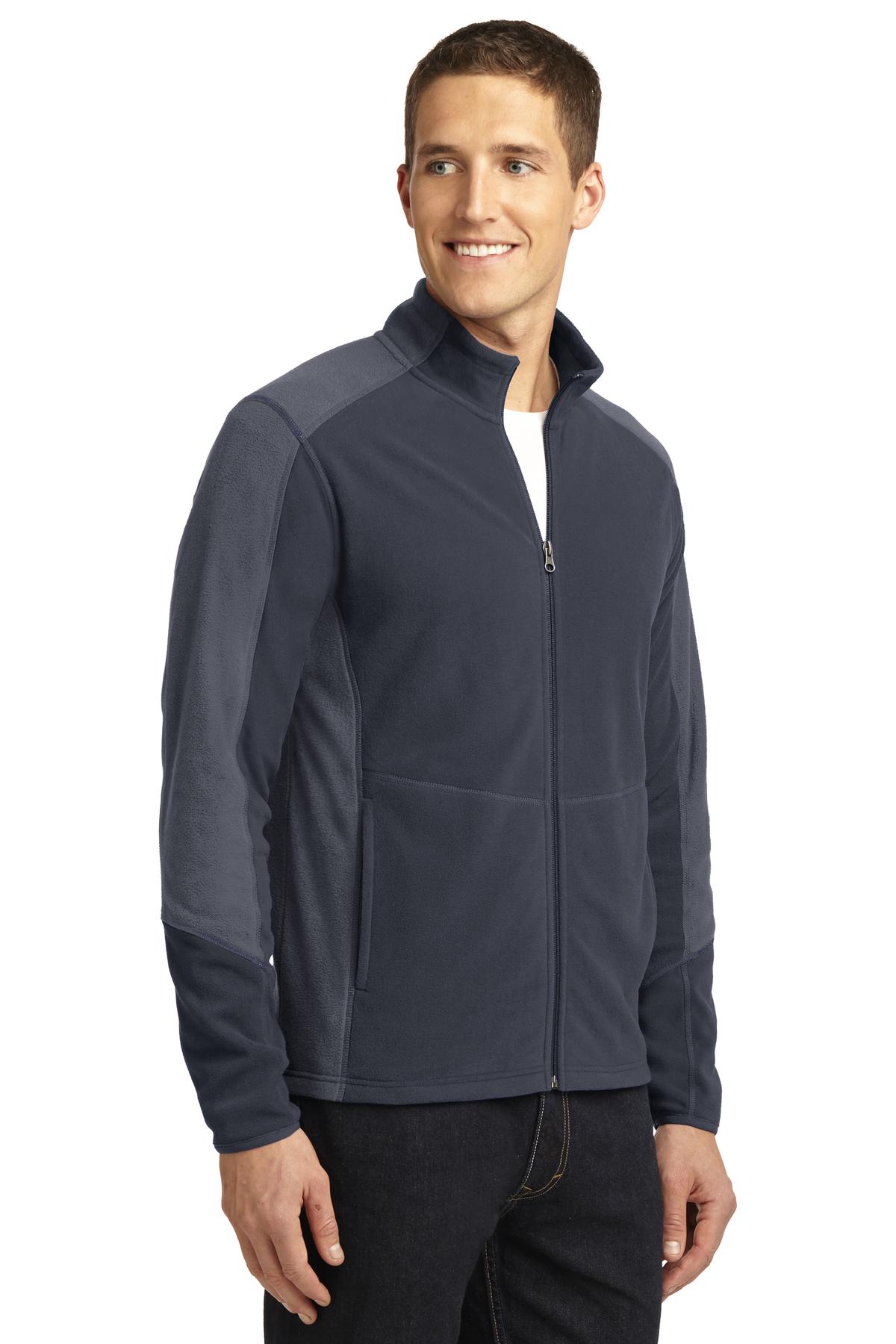 Port Authority Colorblock Microfleece Jacket. | Polar Fleece ...