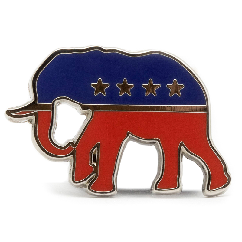 Republican Party Stock Lapel Pins - Imprint.Com