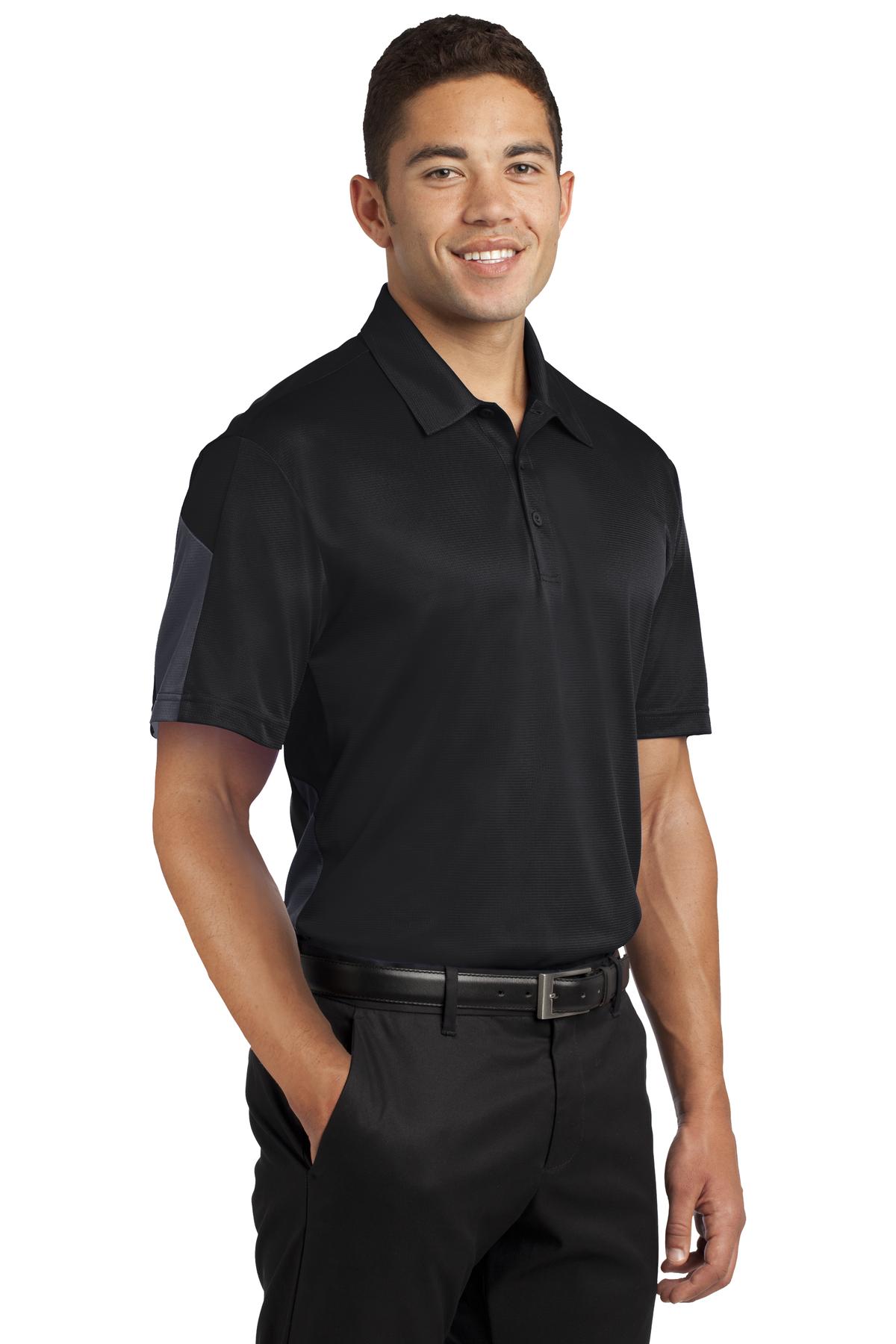 Sport-Tek PosiCharge Active Textured Colorblock Polo. | Polos ...