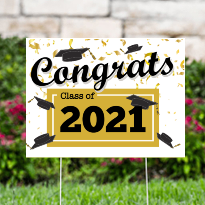 Congrats Class Of 2021 Yard Signs | Yard Signs For Business