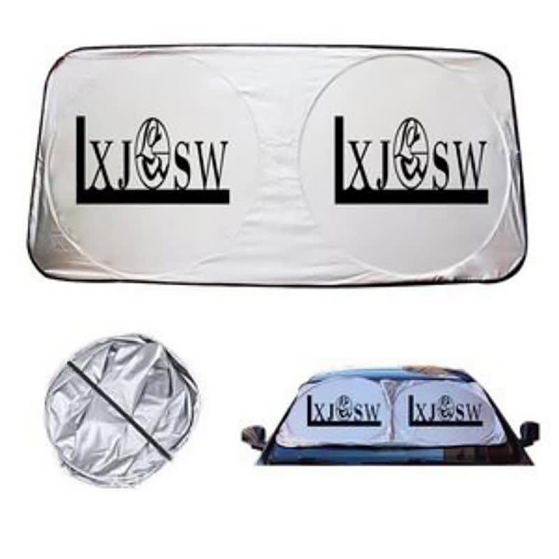 59 X 27.5 Inch Full Color Square Silver Coating Car Sunshades | Custom ...