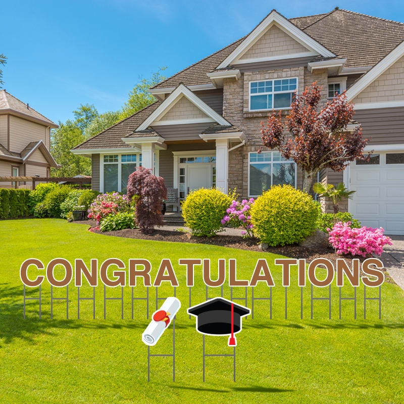 Congratulations Yard Letters | Custom Yard Letters