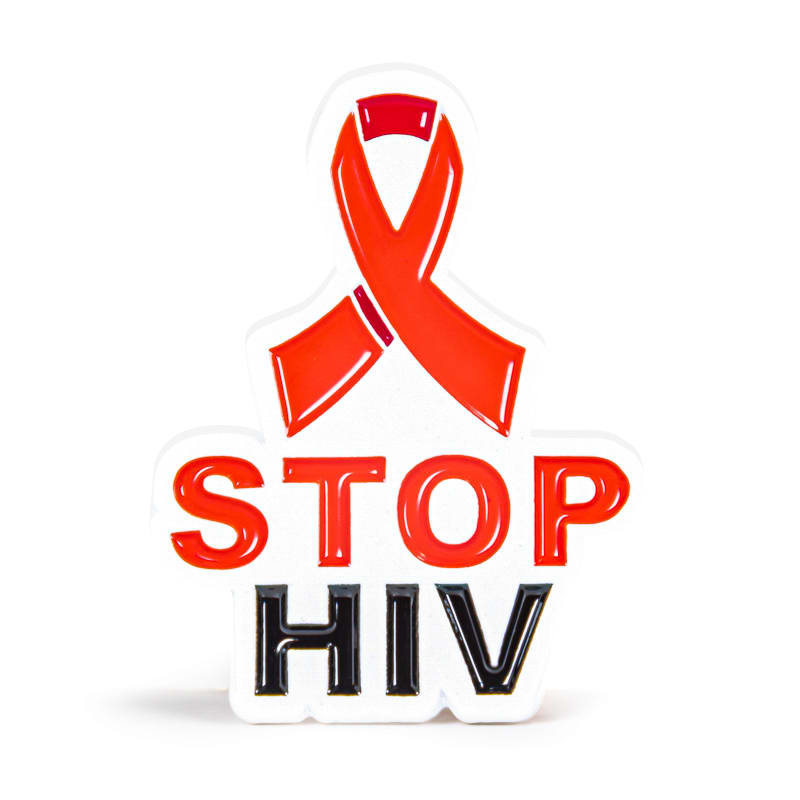 Stop HIV Stock Lapel Pins | Awareness Lapel Pins