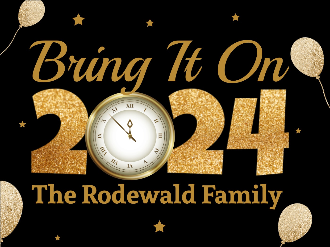 Custom 2024 Bring It On New Year Yard Signs | Happy New Year Yard Signs ...