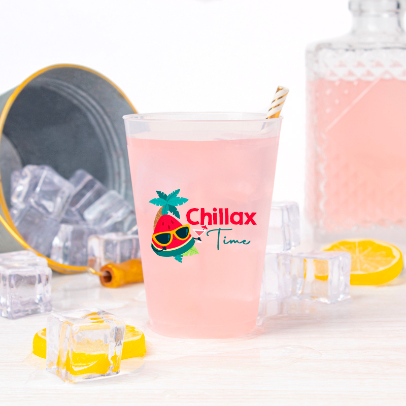 12oz Custom Frosted Cups | Custom Event Decor