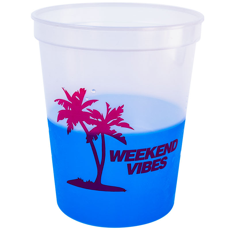 16oz Color Changing Stadium Cups | Color Changing Stadium Cups