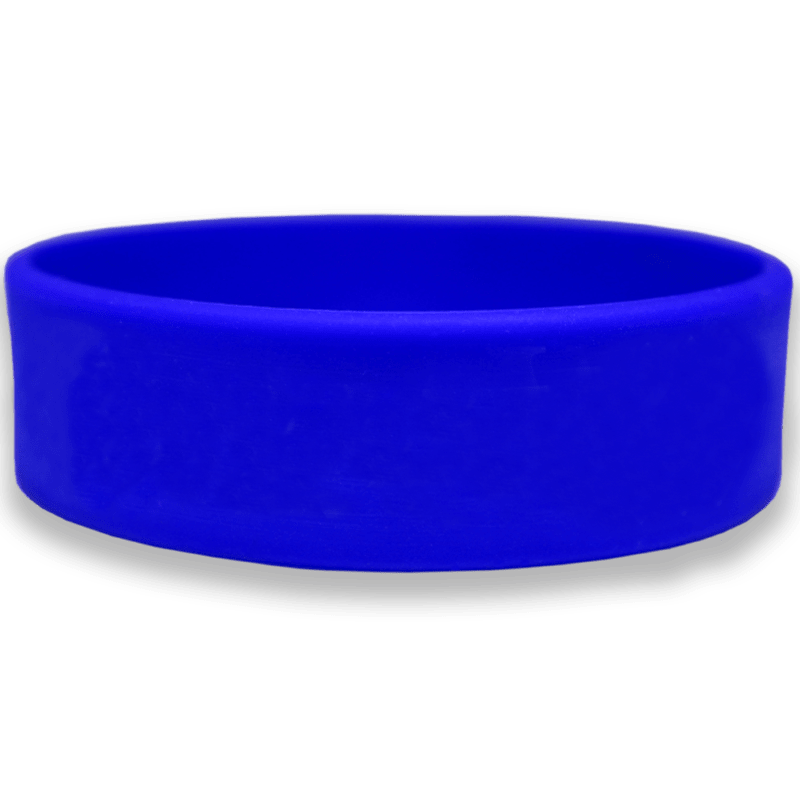 1 Inch Blank Wristbands | Custom 1 Inch Silicone Wristbands