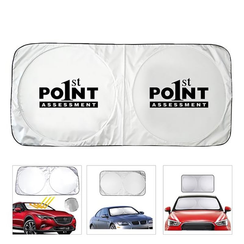 59 X 27 Inch Folding Car Windshield Sunshades | Custom Car Sun Shades