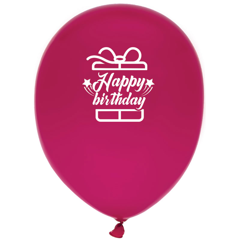 Custom Printed Event Balloons - Multiple Size and Color Options